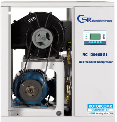 Two Stage Oilless Scroll Air Compressor , Laboratory Air Compressor