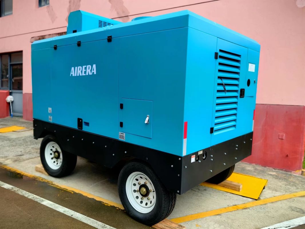 500CFM Diesel Screw Compressor with ≤75 DB(A) Noise for Industrial Use