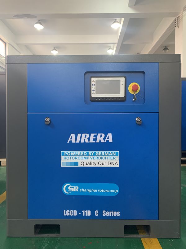 LGCD-11KW 380V Belt Driven Air Cooling Screw Air Compressor With ...