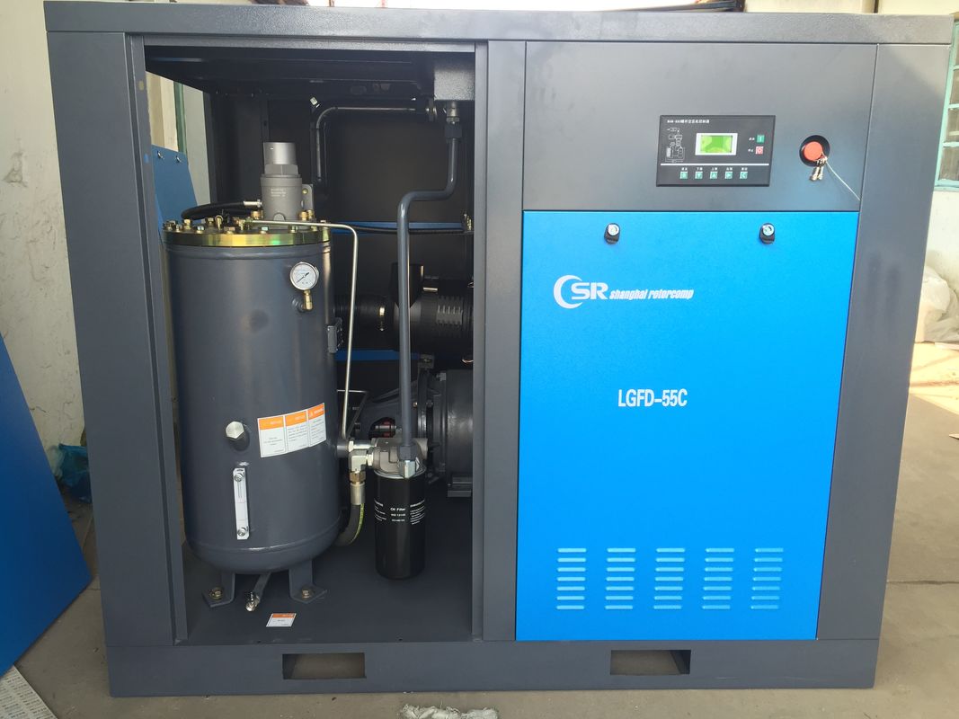 Loss Free 75 Hp Rotary Screw Air Compressor 55Kw Electronic 35% Energy ...