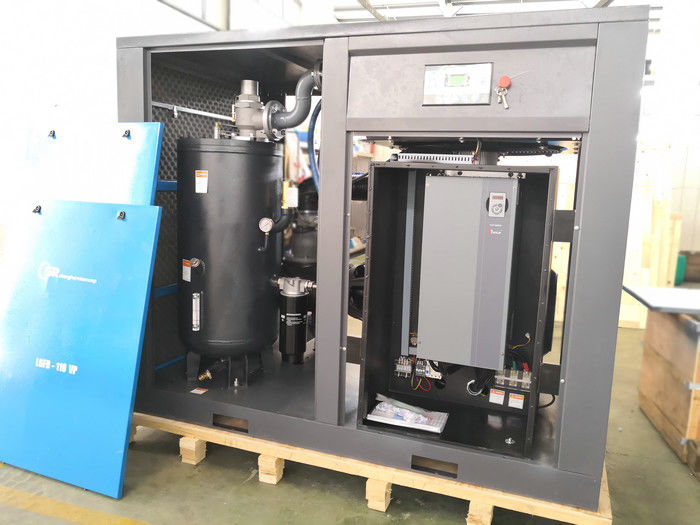 Double stage VSD Screw Compressor With long life, higher efficiency