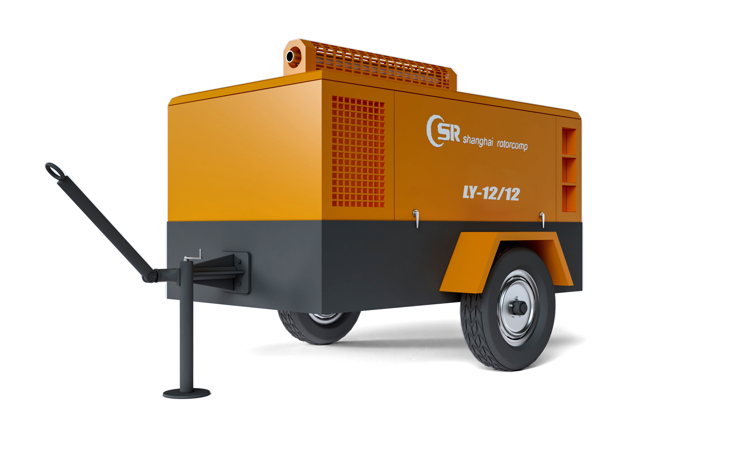 Diesel Screw Compressor with Synthetic/Mineral Oil for Industrial ...