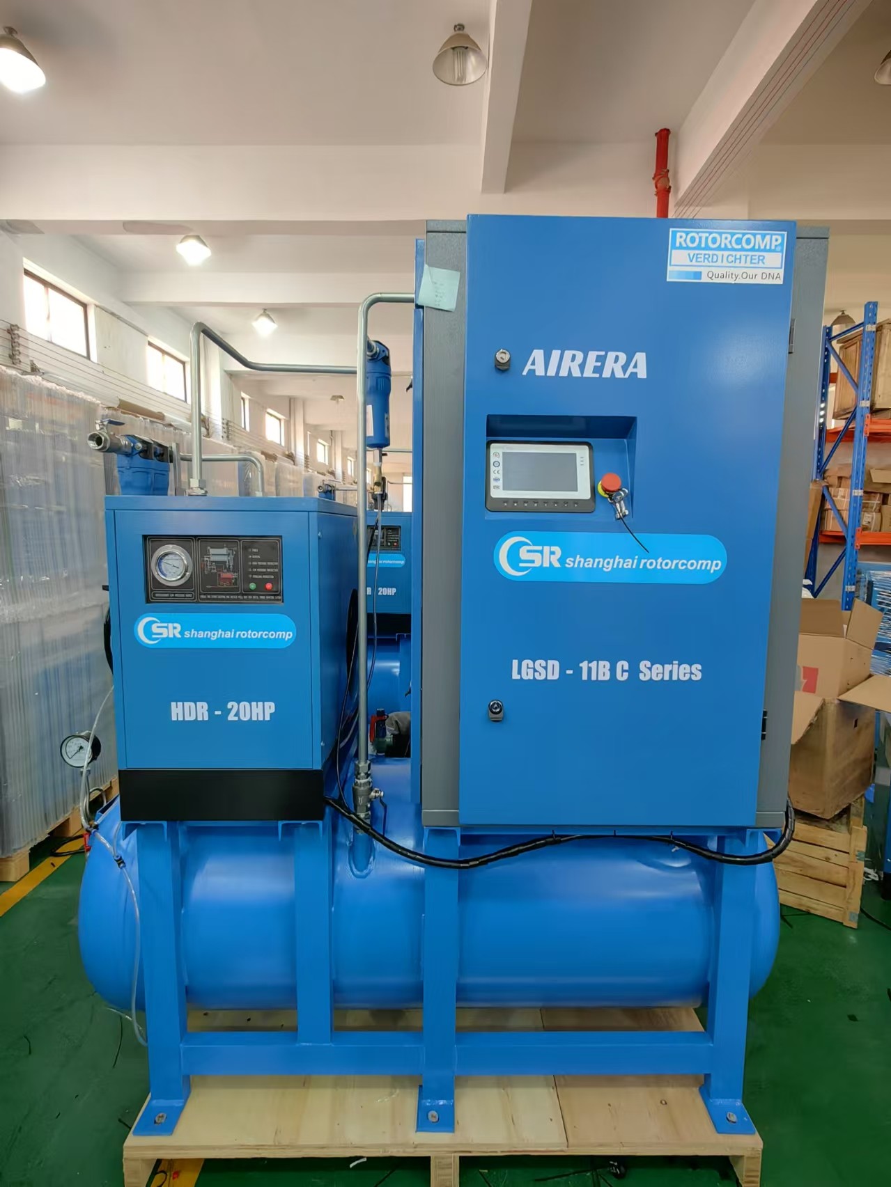 16bar Industrial-Grade VSD Screw Compressor For Optimal Performance