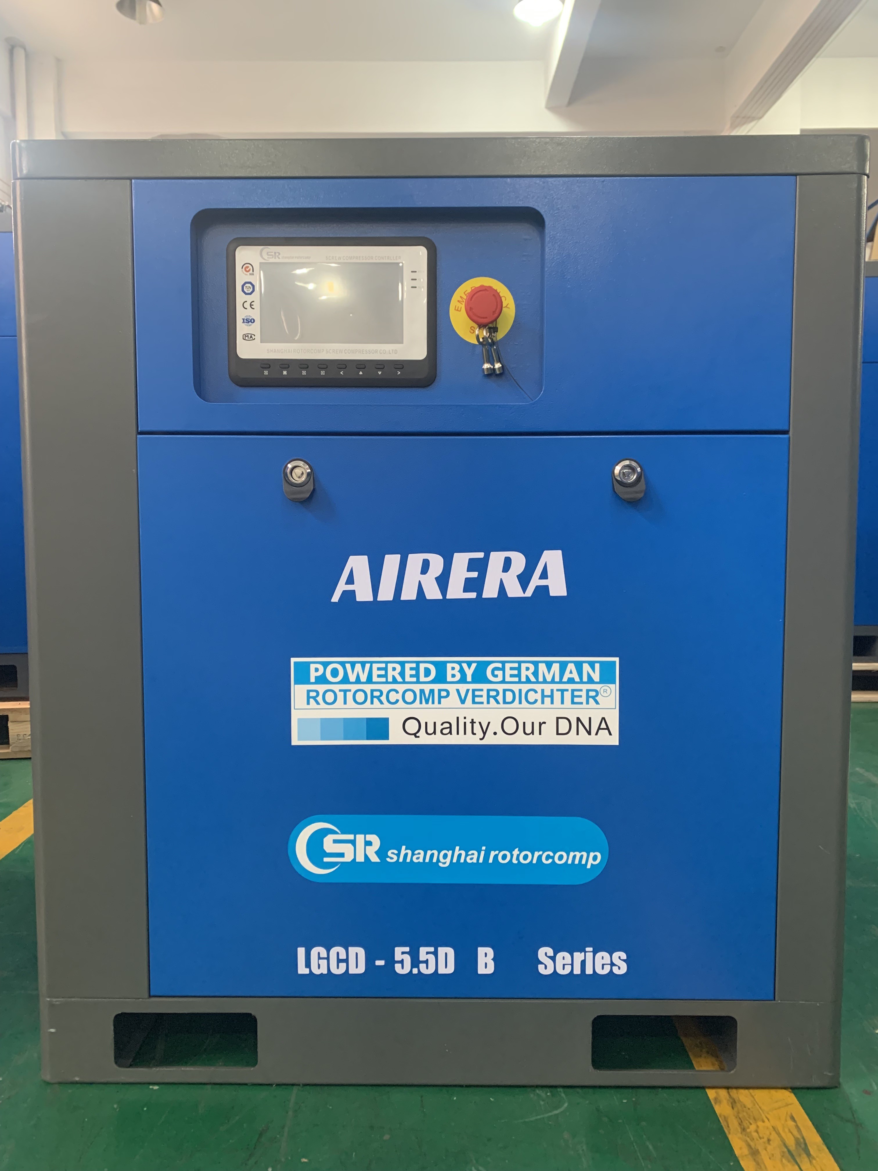 LGCD-5.5KW Air Cooling Screw Compressor With Intelligent Controller