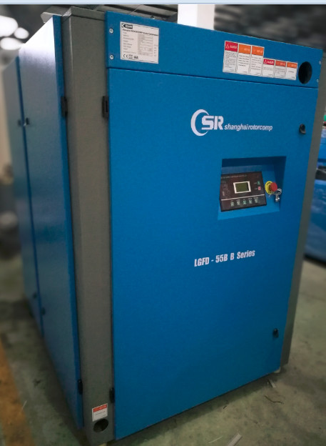 75kw screw air compressor original german air end in TUV certificates ...