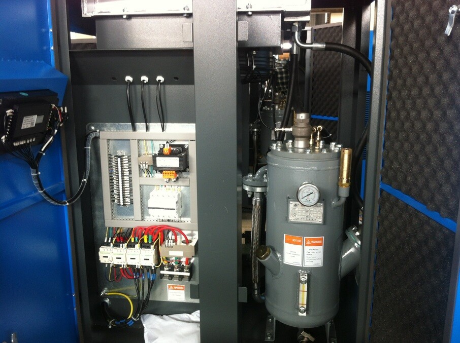 Oilless Stationary Ridgid Air Compressor PLC Control Continuous Operation