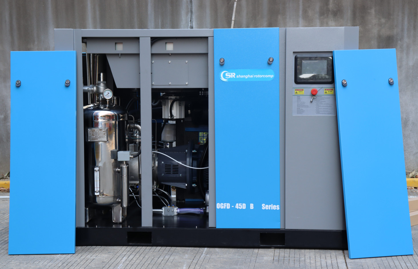 Shanghai Rotorcomp OGFD-45D B Oil Free Air Compressor Direct Drive ...