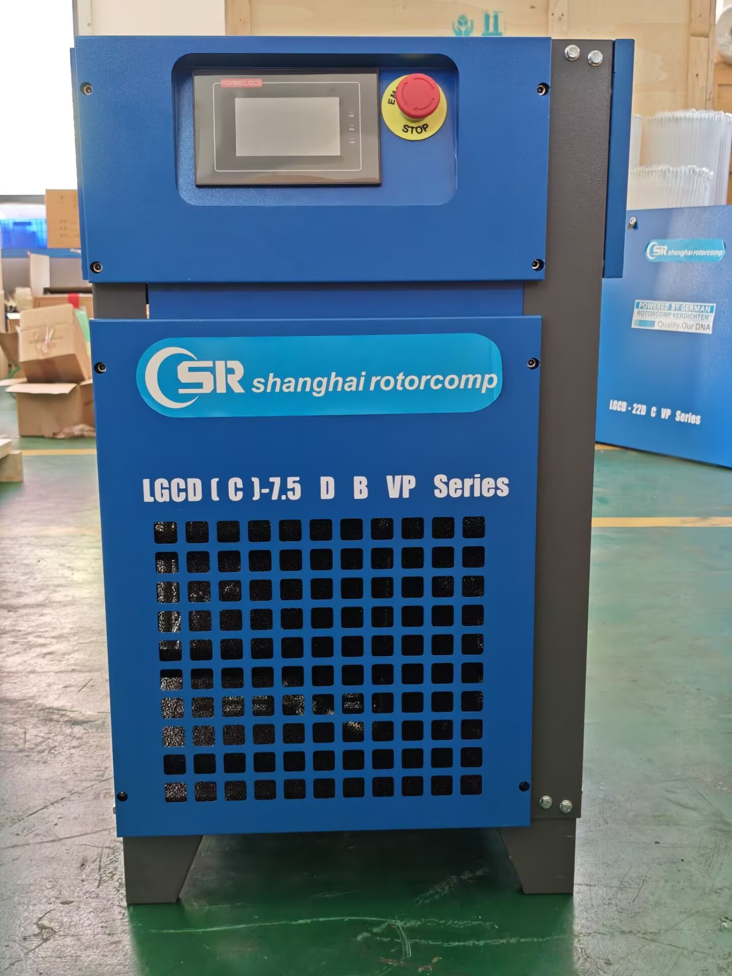 Shanghai Rotorcomp LGCD(C)-7.5 D B VP Series Direct Driven Rotary-screw ...