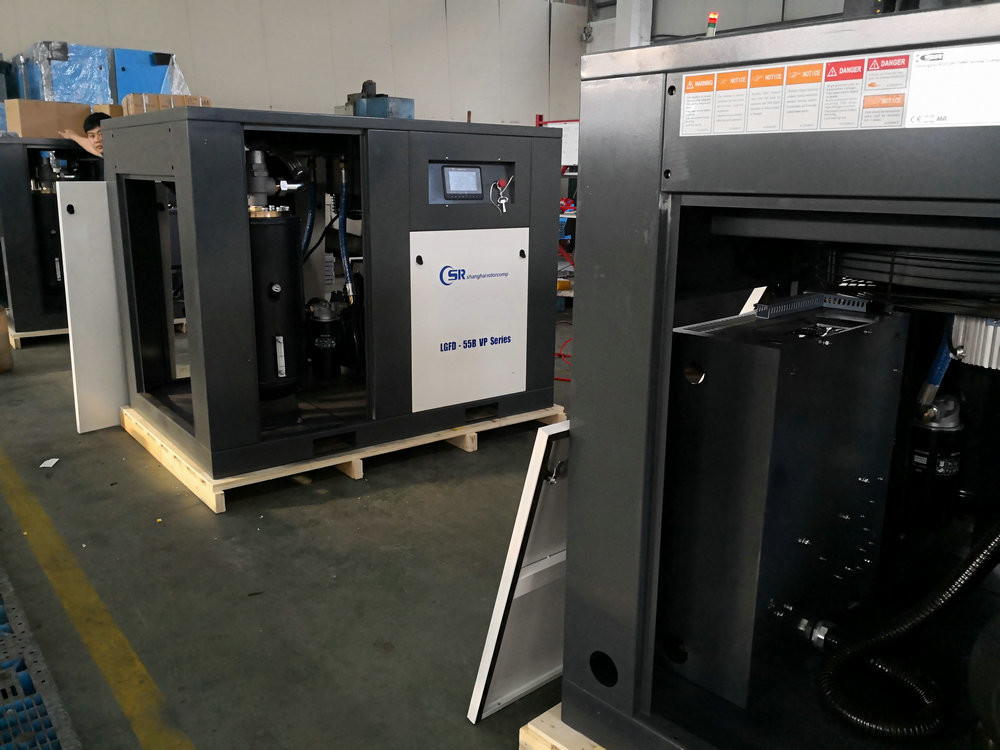 Large Oil Flooded Rotary Screw Compressor / Mobile Screw Compressor