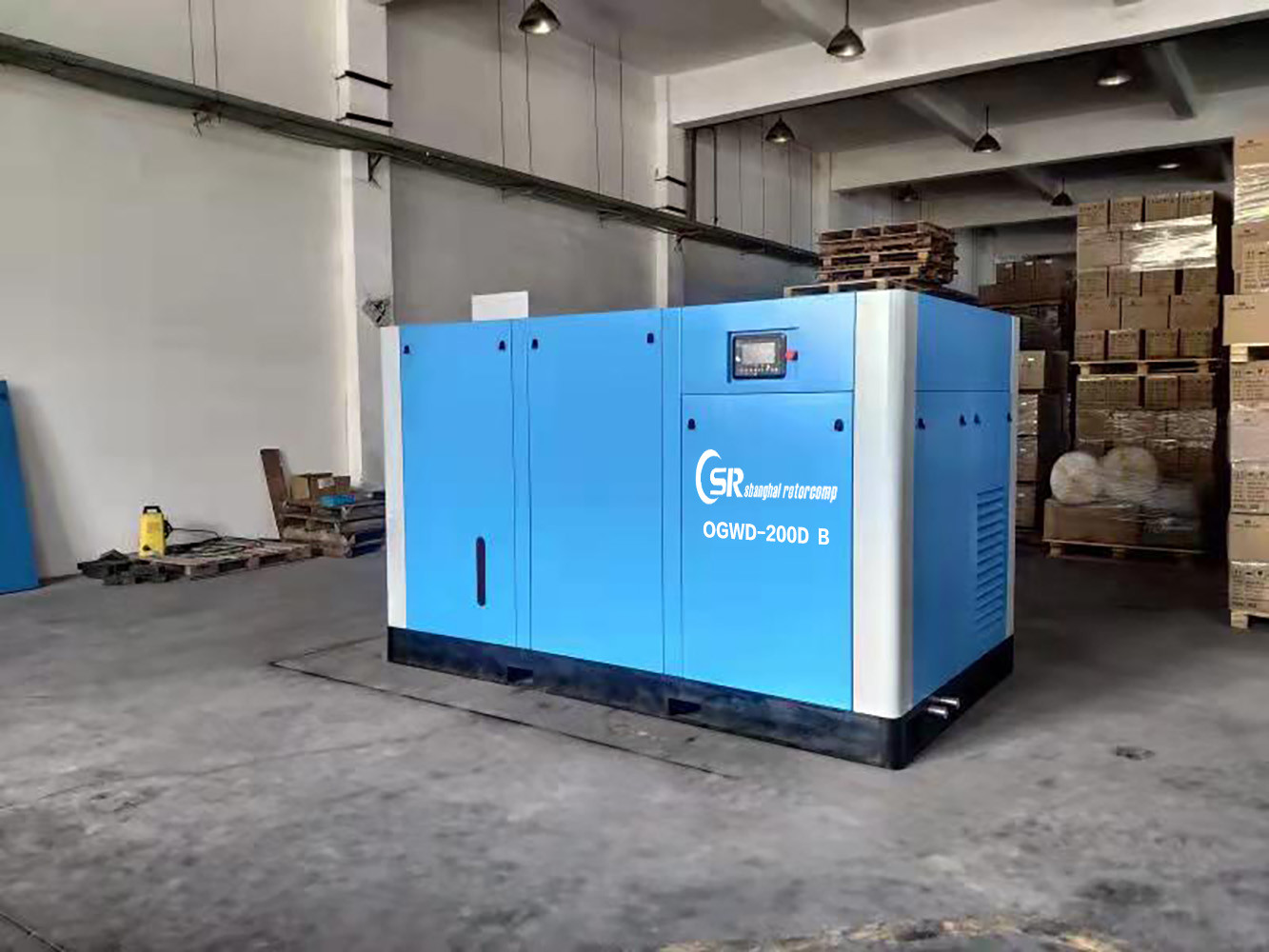 110KW Piston Type Oil Free Screw Air Compressor For Water Lubrication