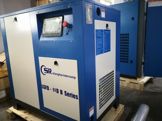 Electrical Rotary Screw Gas Compressor , OEM Vertical Screw Compressor
