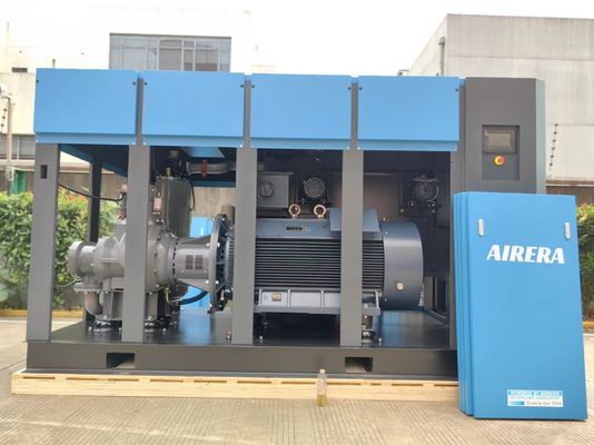 Power 7.5 KW To 355 KW Rotary Screw Air Compressor PLC Control System ...