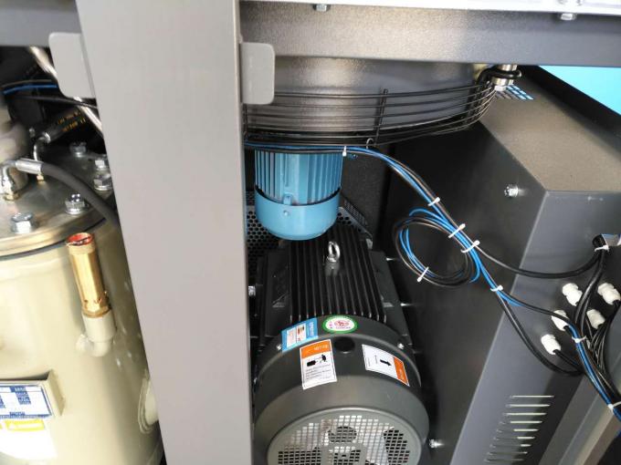 Oil Injected VSD Screw Compressor Intelligent Touchable PLC Control System