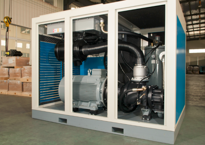 120HP air screw compressor original german air end in CE certificates ...