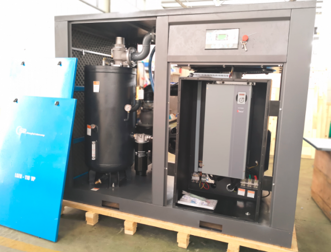 LGFD VSD Screw Compressor , Long Running Industrial Rotary Vane Air ...
