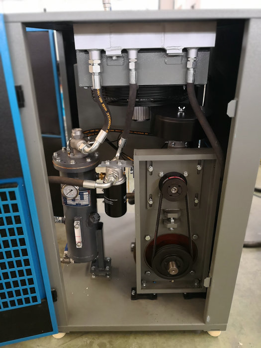 Multi Functional Oil Flooded Rotary Screw Compressor Microprocessor ...