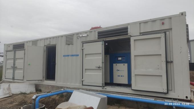 The delivery & installation of shanghai rotorcomp 90kw compressor ...