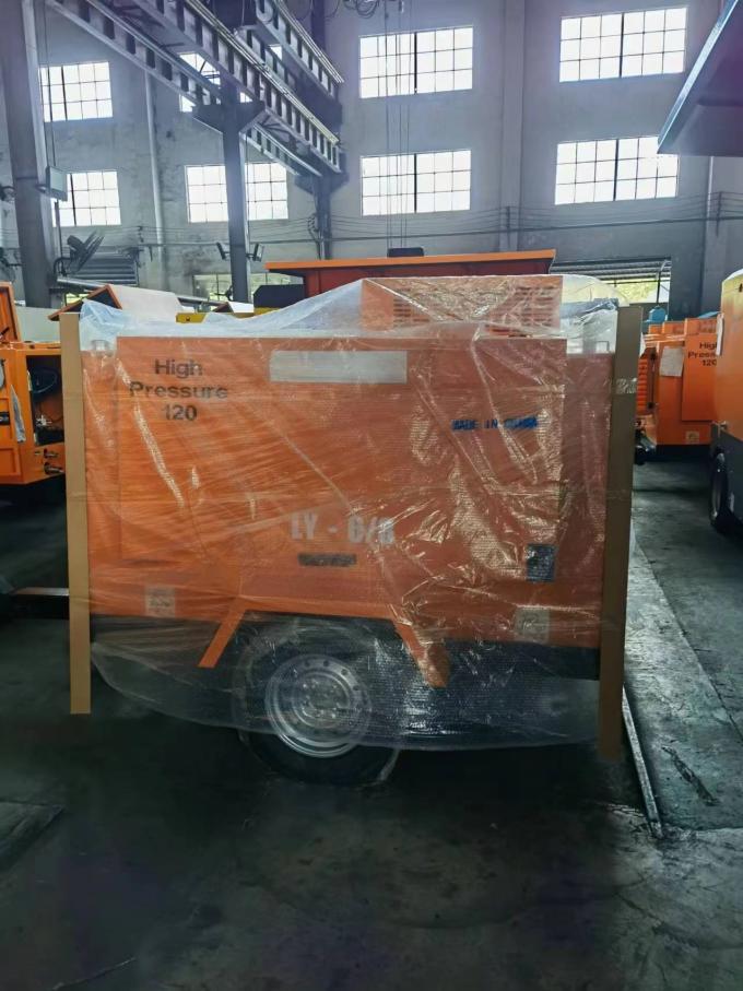 High Pressure Cooling Diesel Engine Driven Screw Compressor With ...