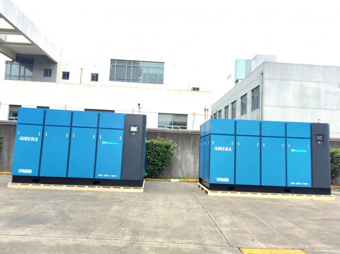 10-15Bar 280kw/375HP Rotary Rotary Screw Compressor PLC Control System ...