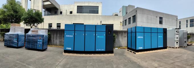 10-15Bar 280kw/375HP Rotary Rotary screw Compressor PLC Control System ...