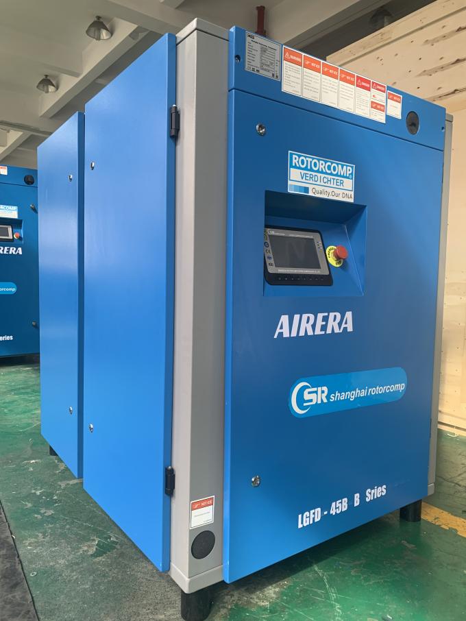 Air Cooling LGFD-45KW Rotary Screw Compressor Voltage 0.8-1.5MPa Max ...