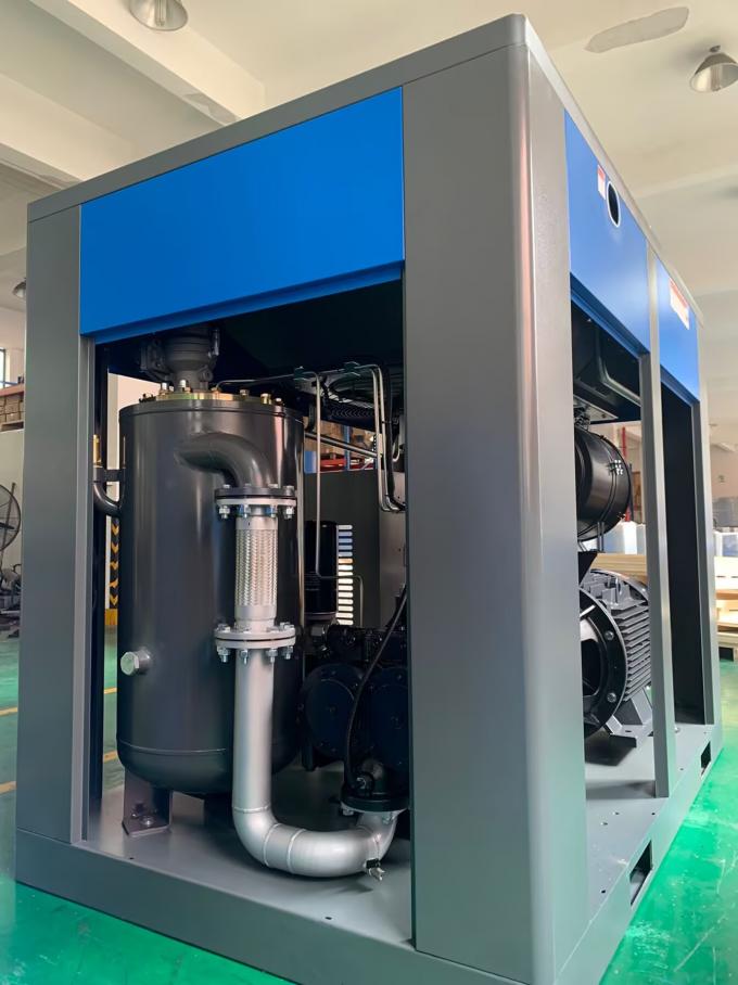 160KW Screw Air Compressor / Rotary Screw Air Compressor With 90L ...